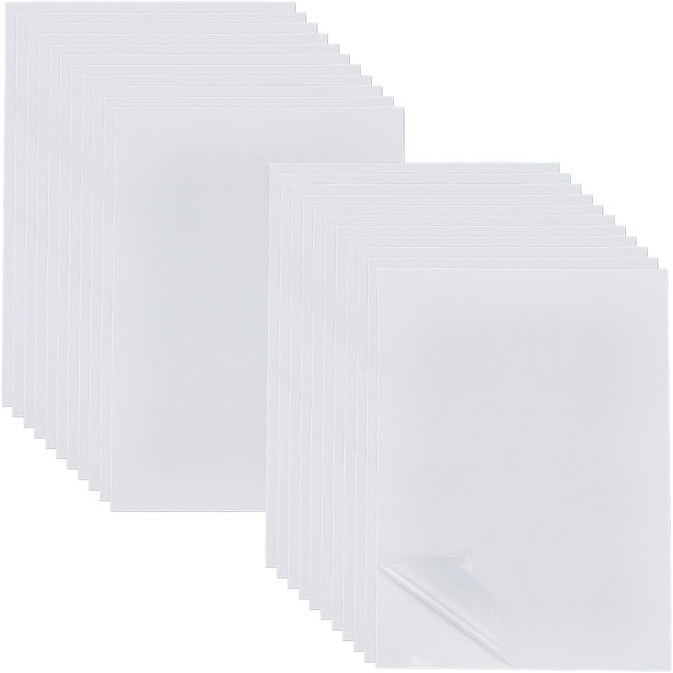 50 Pcs Self Adhesive Laminating Sheets 8.4x11.8 Inch Waterproof Self ...