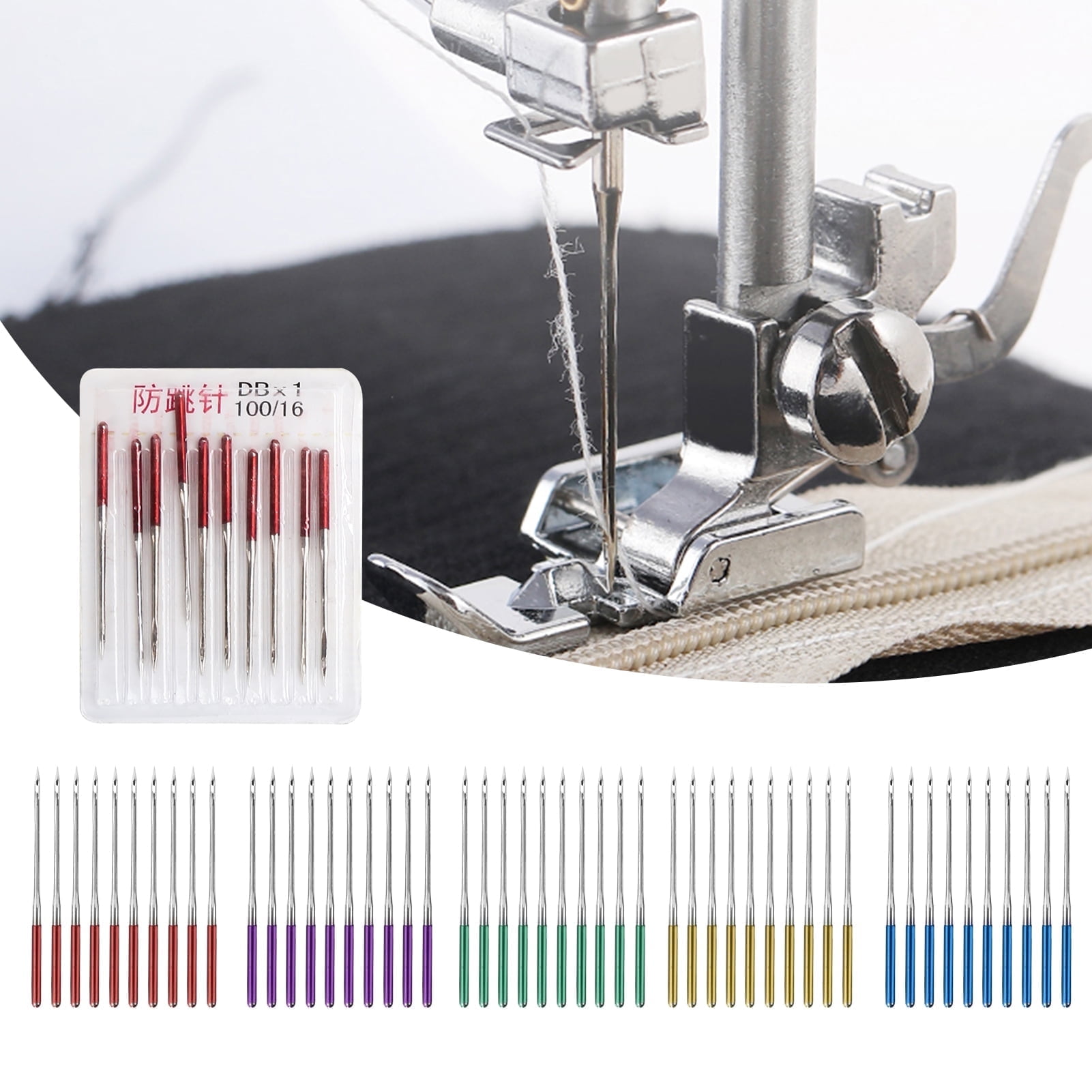 50 Pcs Sewing Machine Needles Universal Machine Needles Machine Needle ...