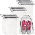 50 Pcs Shoe Bags for Travel,Large Transparent Travel Shoe Bags for ...