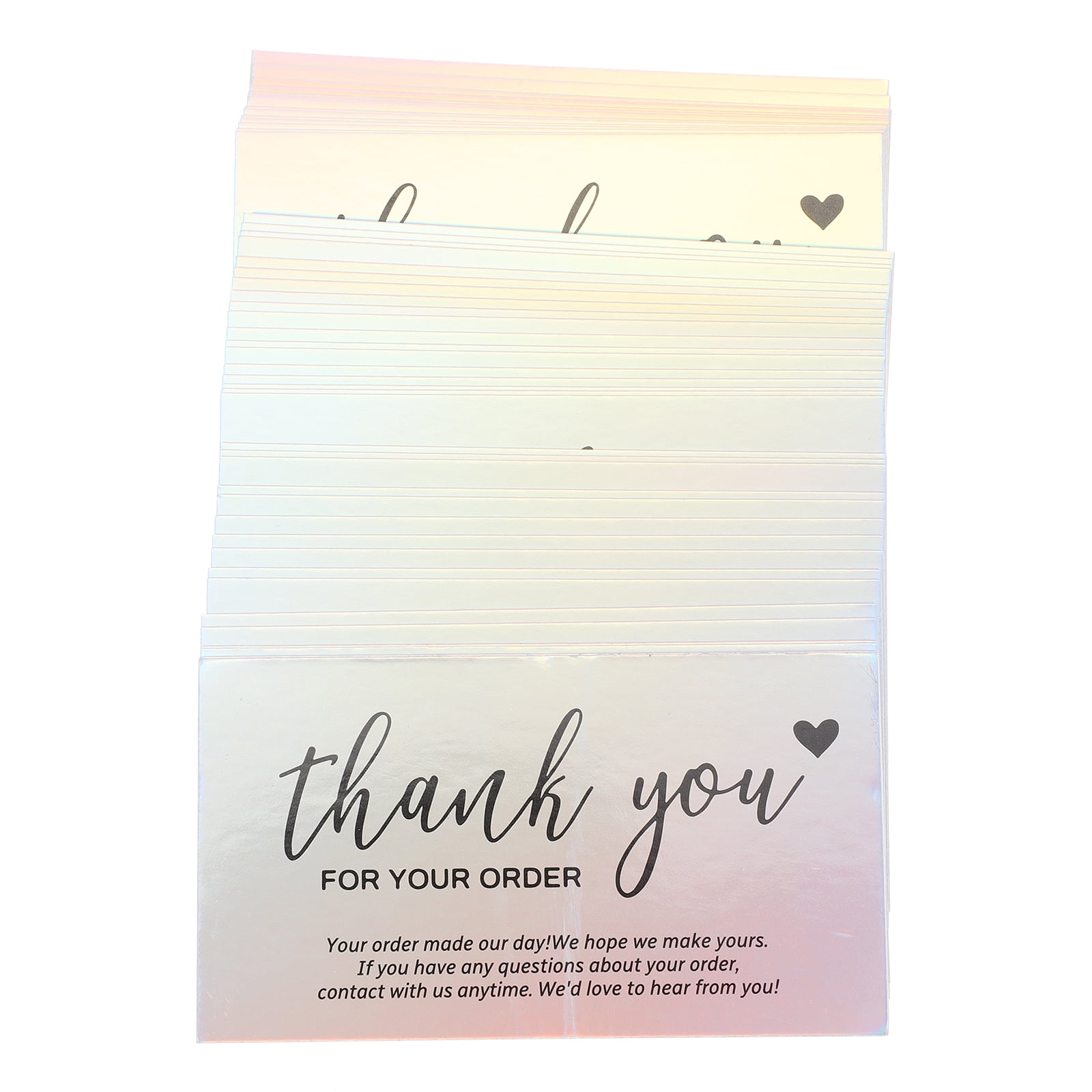 50 Pcs Shopping Thank You Card Business Cards Personalised Small ...
