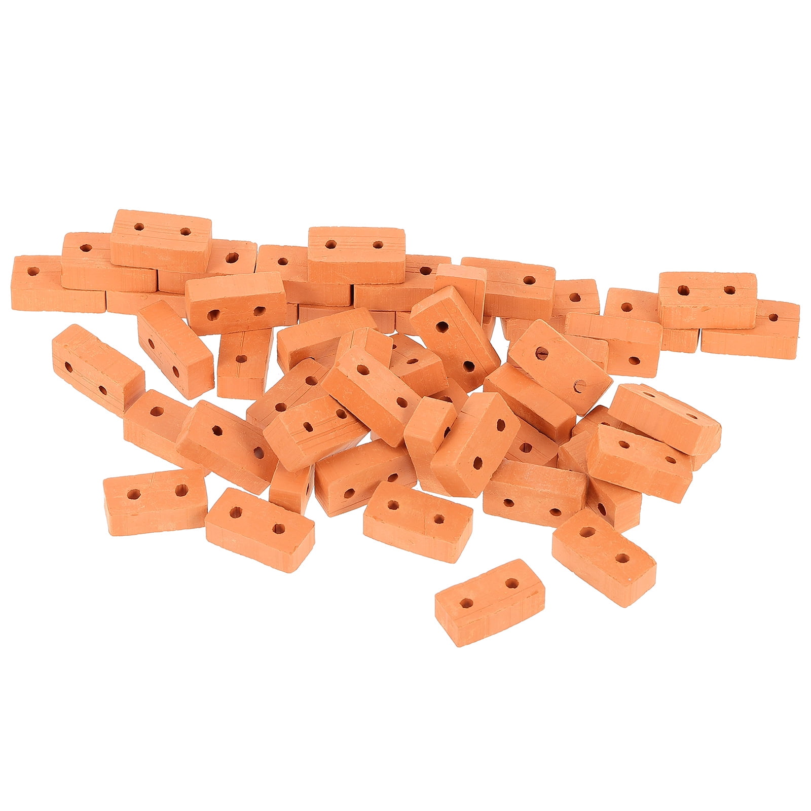 50 Pcs Simulated Brick Building Blocks Mini House Child Miniature ...