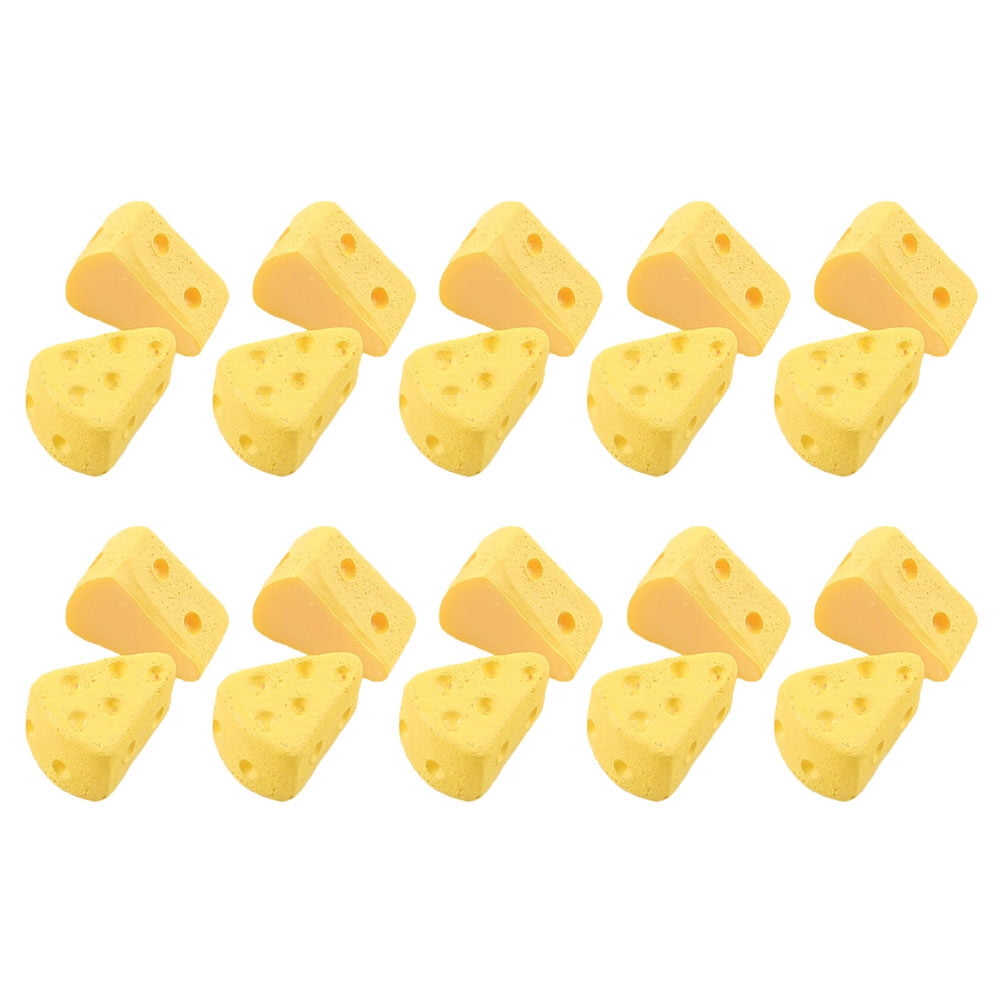 50 Pcs Simulation Cake Cheese Photography Props Restaurant Decor Toys ...