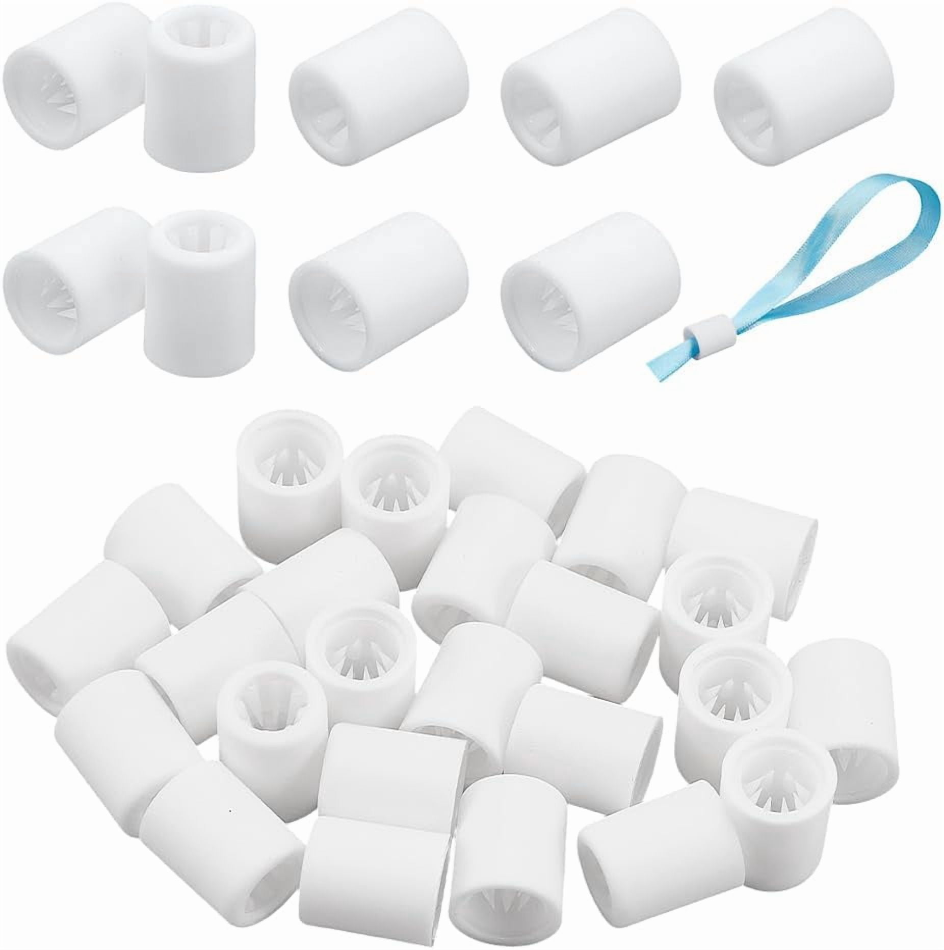 50 Pcs Sliding Lock Clasp Plastic Event Wristband Clasp One-Way Sliding ...