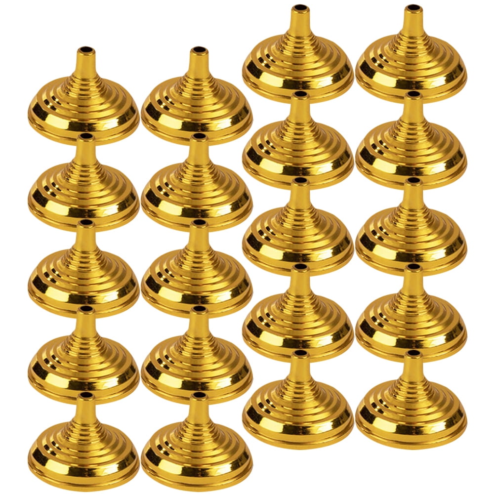 50 Pcs Small Flag Holder Desktop Pole Hand Base Practical Fixed Office ...