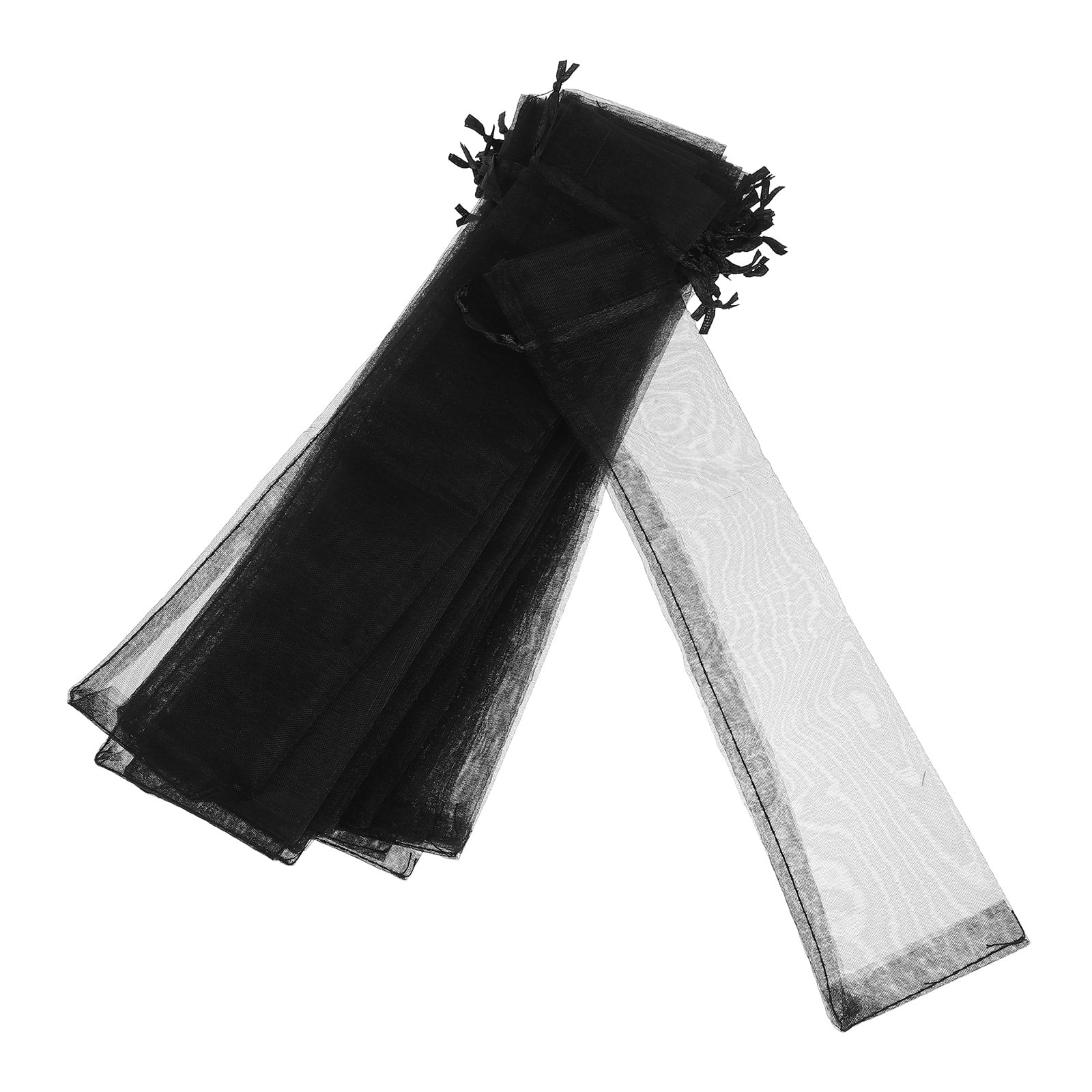 50 Pcs Small Mesh Drawstring Pouches for Folding Hand Fans Easy to ...