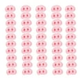 50 Pcs Small Sewing Patches Pink Pig Nose Applique Patches Embroidered ...