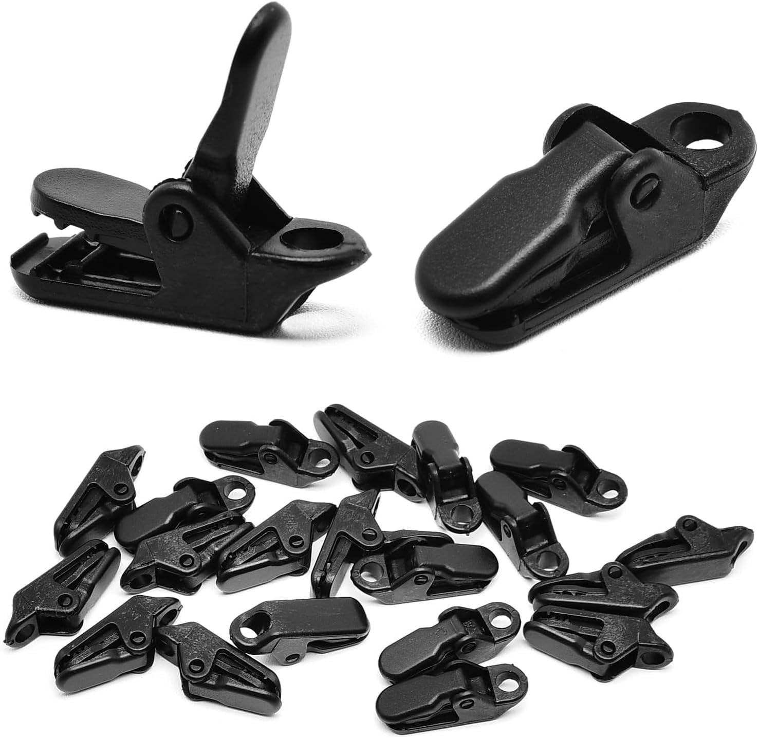 50 Pcs Small Tarp Clips Heavy Duty Lock Grip Clamps Thumb Screw Tent ...