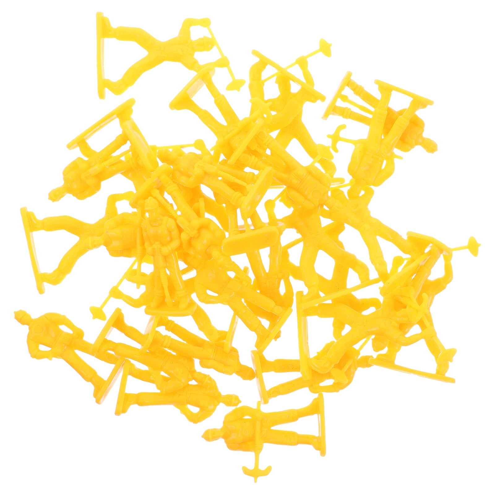 50 Pcs Small Toys Simulation Worker Models Realistic Workers Child ...