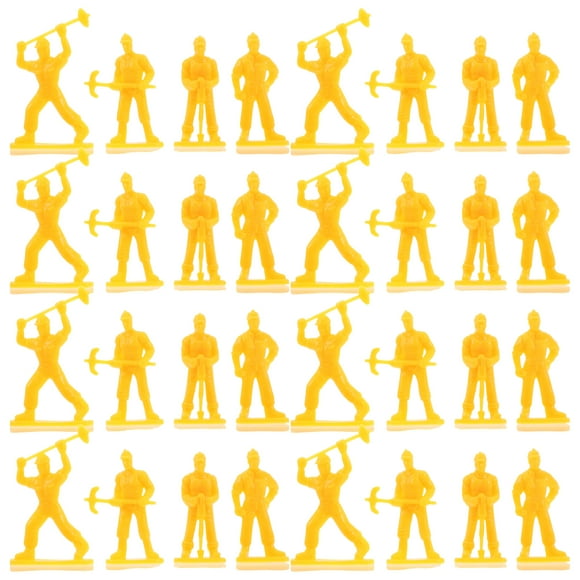 Toy Construction Worker Figures