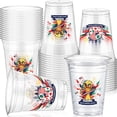 50 Pcs Soccer Plastic Cups 12 oz International Countries Disposable ...