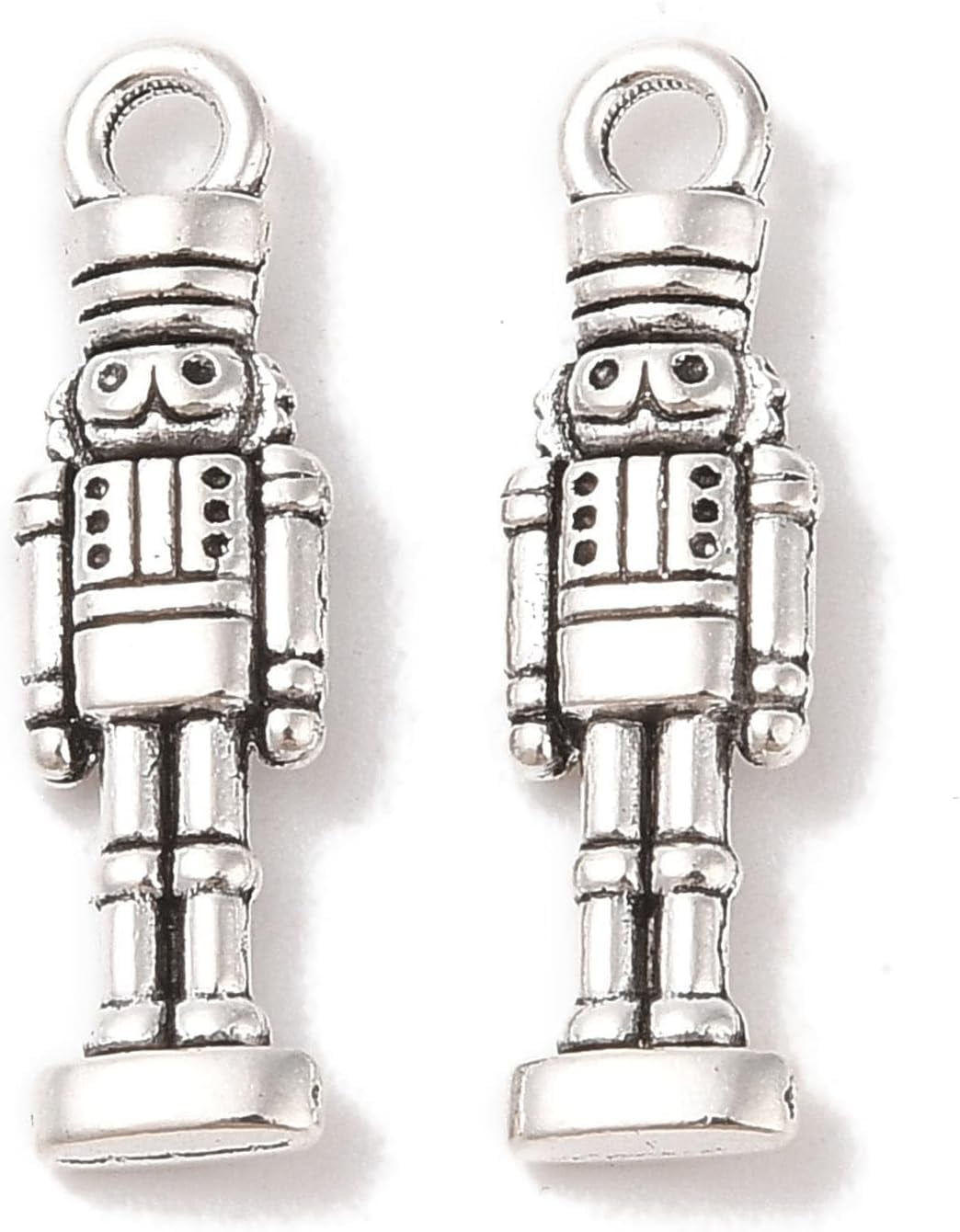 50 Pcs Soldier Charms Pendant Tibetan Style Alloy Soldier Pendants ...