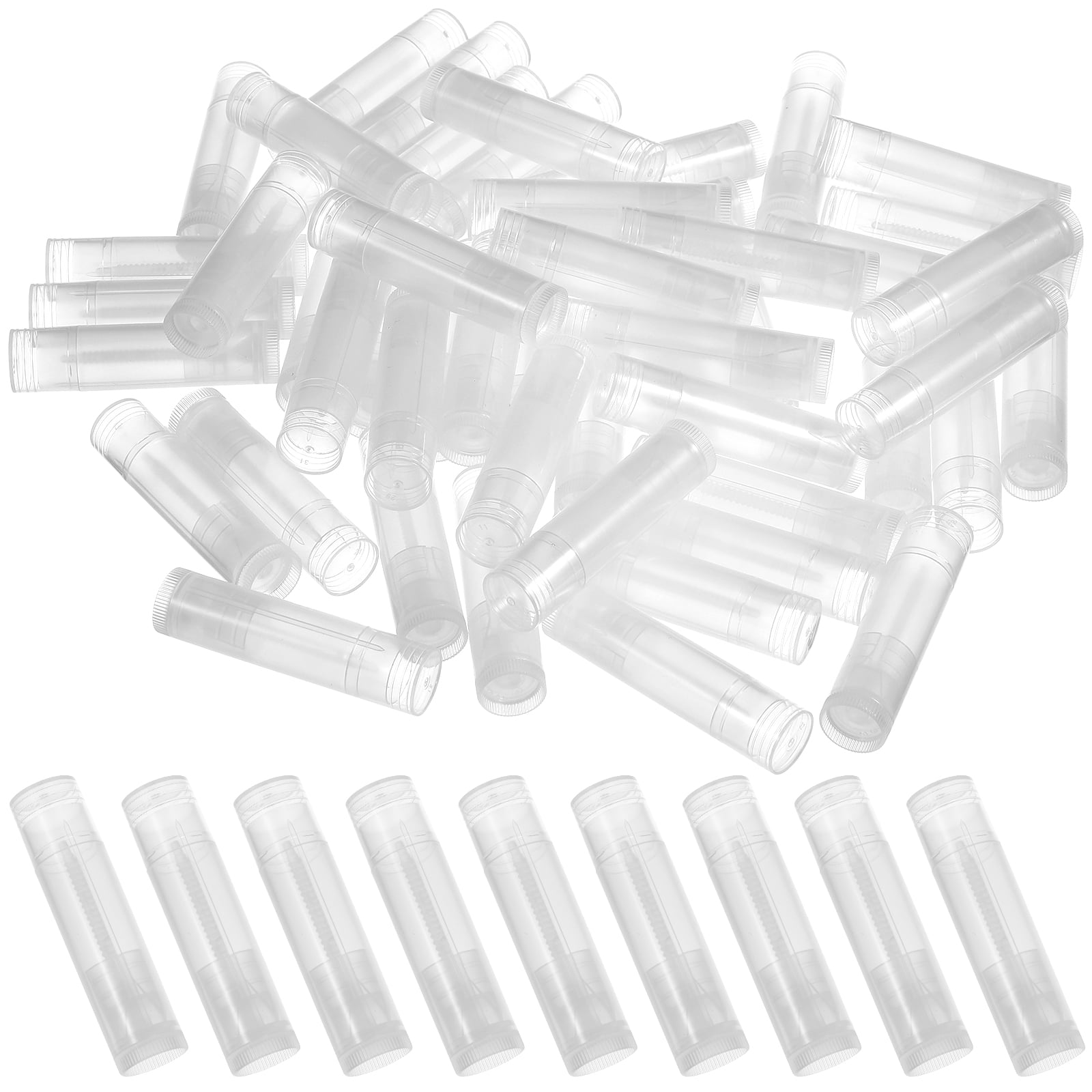 50 Pcs Sponge Tube Odorless Container with Push Wheel Travel - Walmart.com