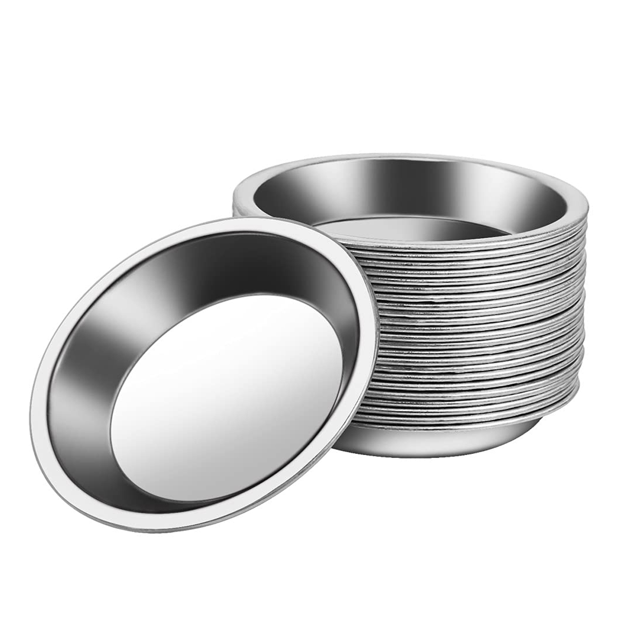 50 Pcs Stainless Steel Painting Color Palette - Walmart.com