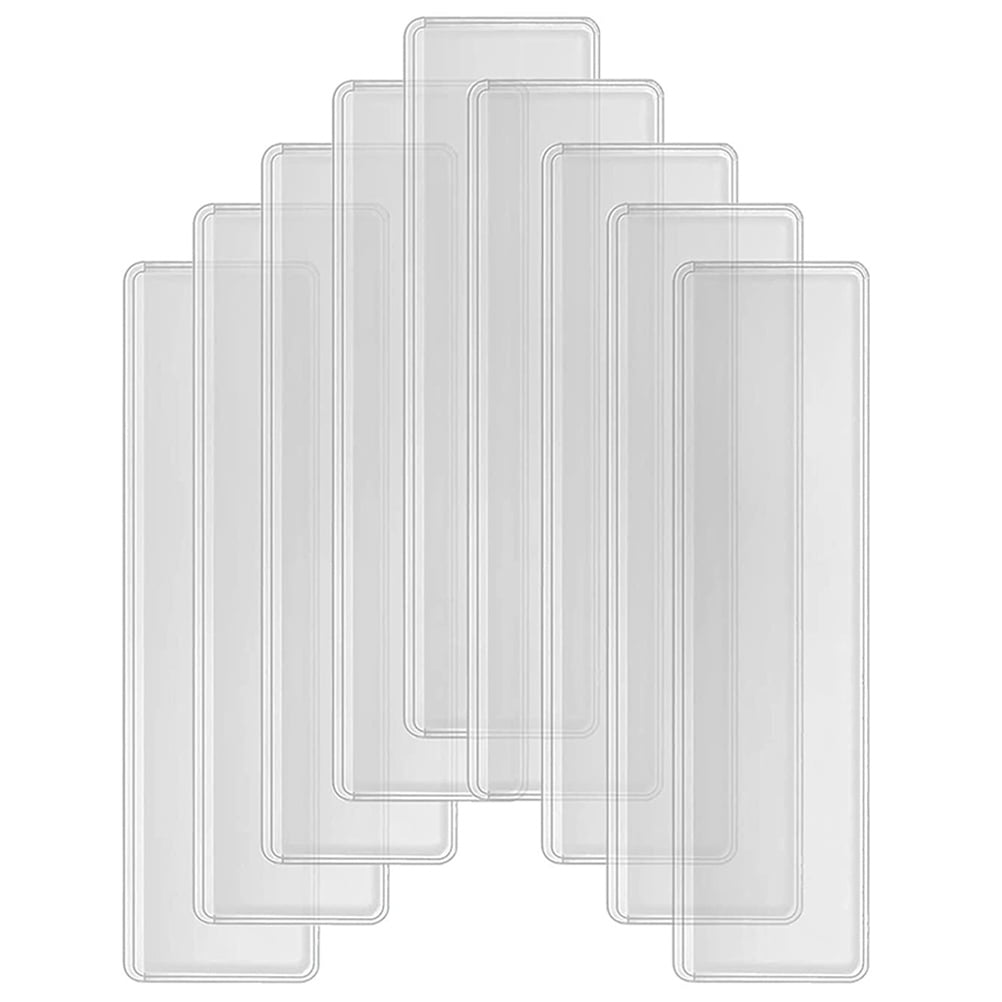 50 Pcs Stick on Business Card Holder Clear Notebook Tabs for Binders ...