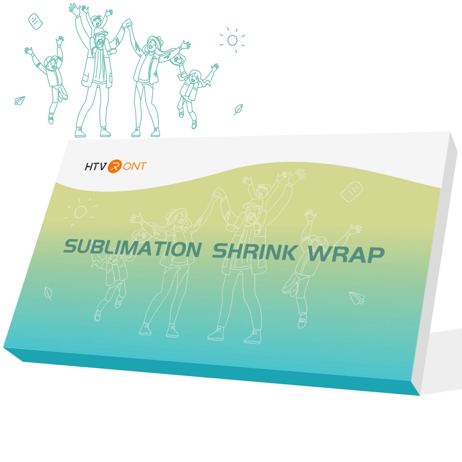 50 Pcs Sublimation Heat Shrink Sublimation Shrink Wraps Film Blanks ...