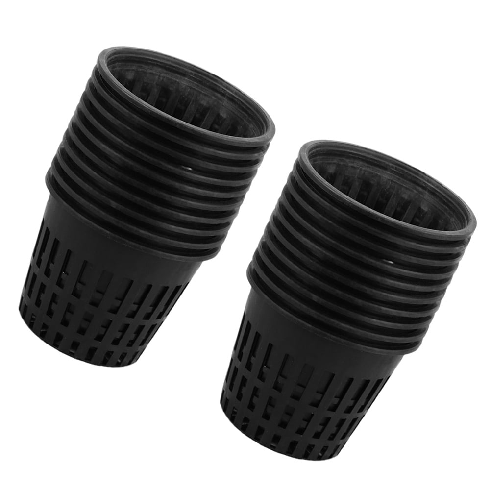 Masteelf Hydroponic Planting Cups for Unsoiled Plants with Black Mesh ...