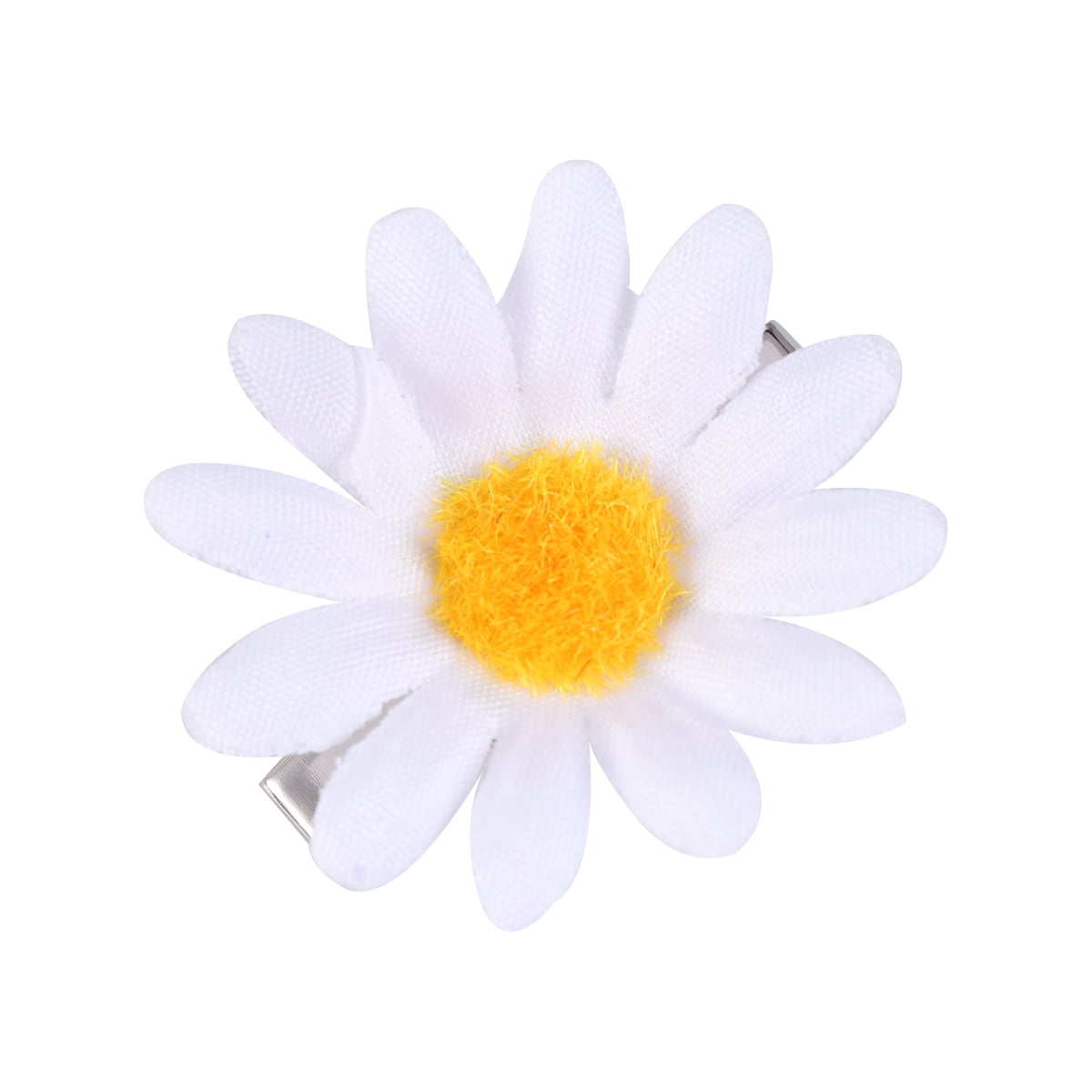 50 Pcs Sunflower Hair Daisy Wedding Accessories Girl Girls Pink Clips ...