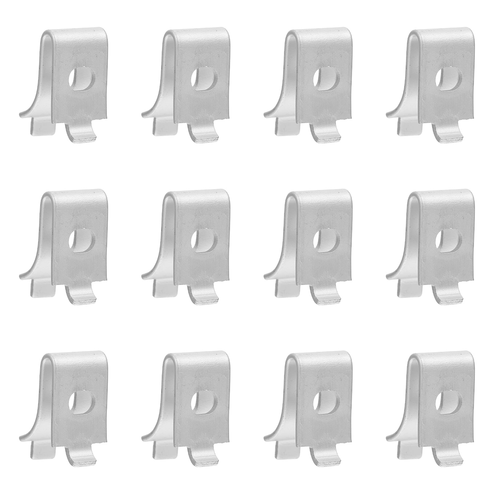 50 Pcs Support Clip Clamps Horizontal Hole Easy Installation Pilaster ...