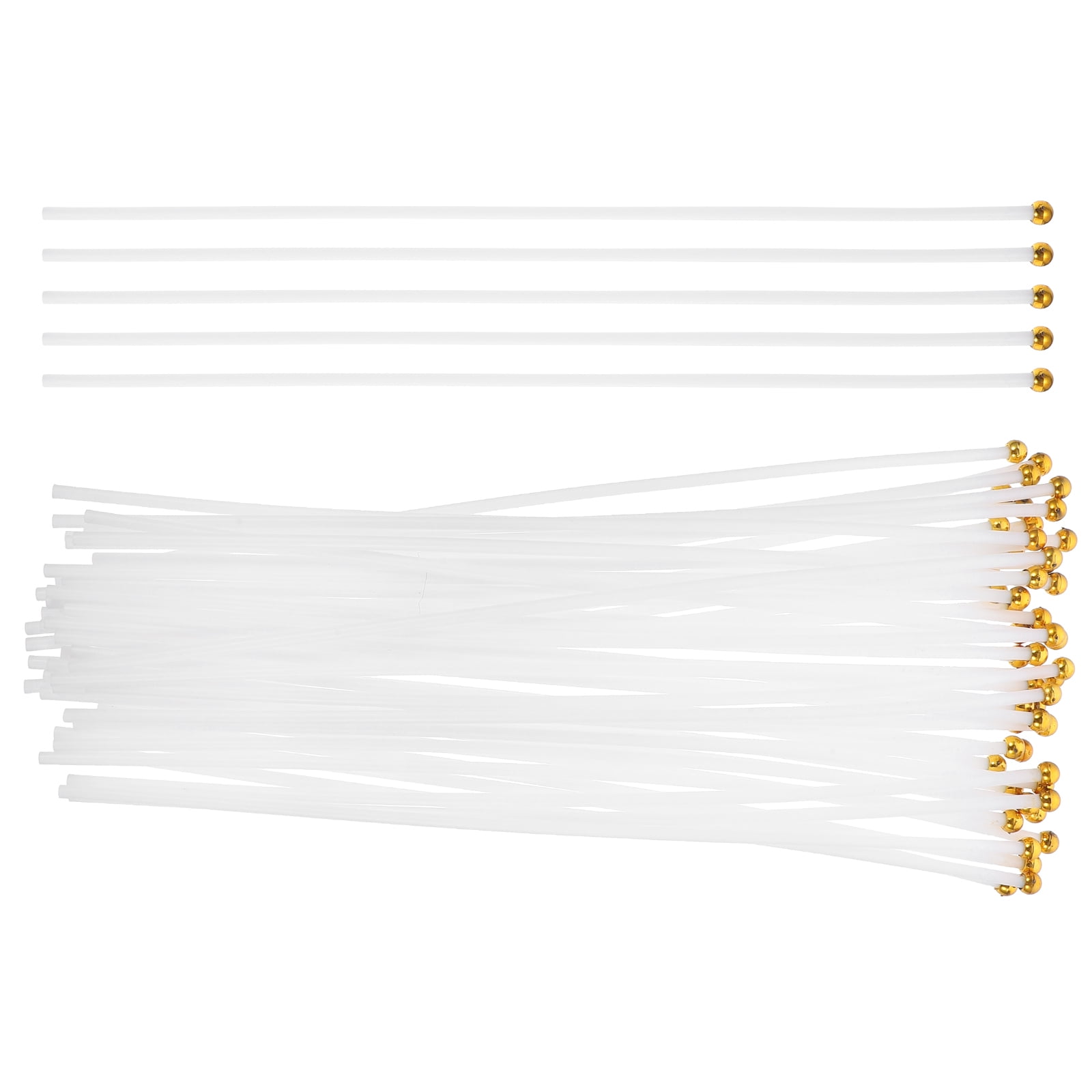 50 Pcs Table Flag Pole Flexible Miniature Rods for Flags Handheld Poles ...