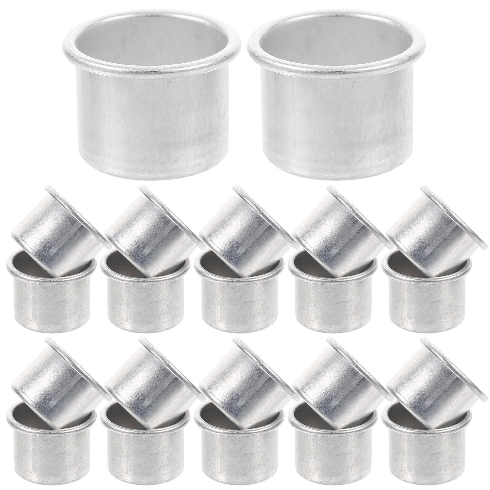 STRANDCHIC Metal Candle Holder Silver 50Set 1.1X1.1X0.7In - Walmart.com