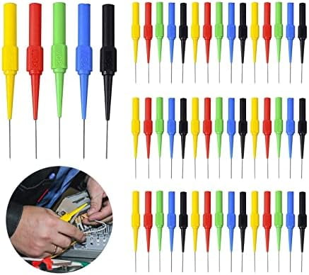 50 Pcs Test Back Probe Pin, 0.7mm Non-Destructive Insulation Wire ...