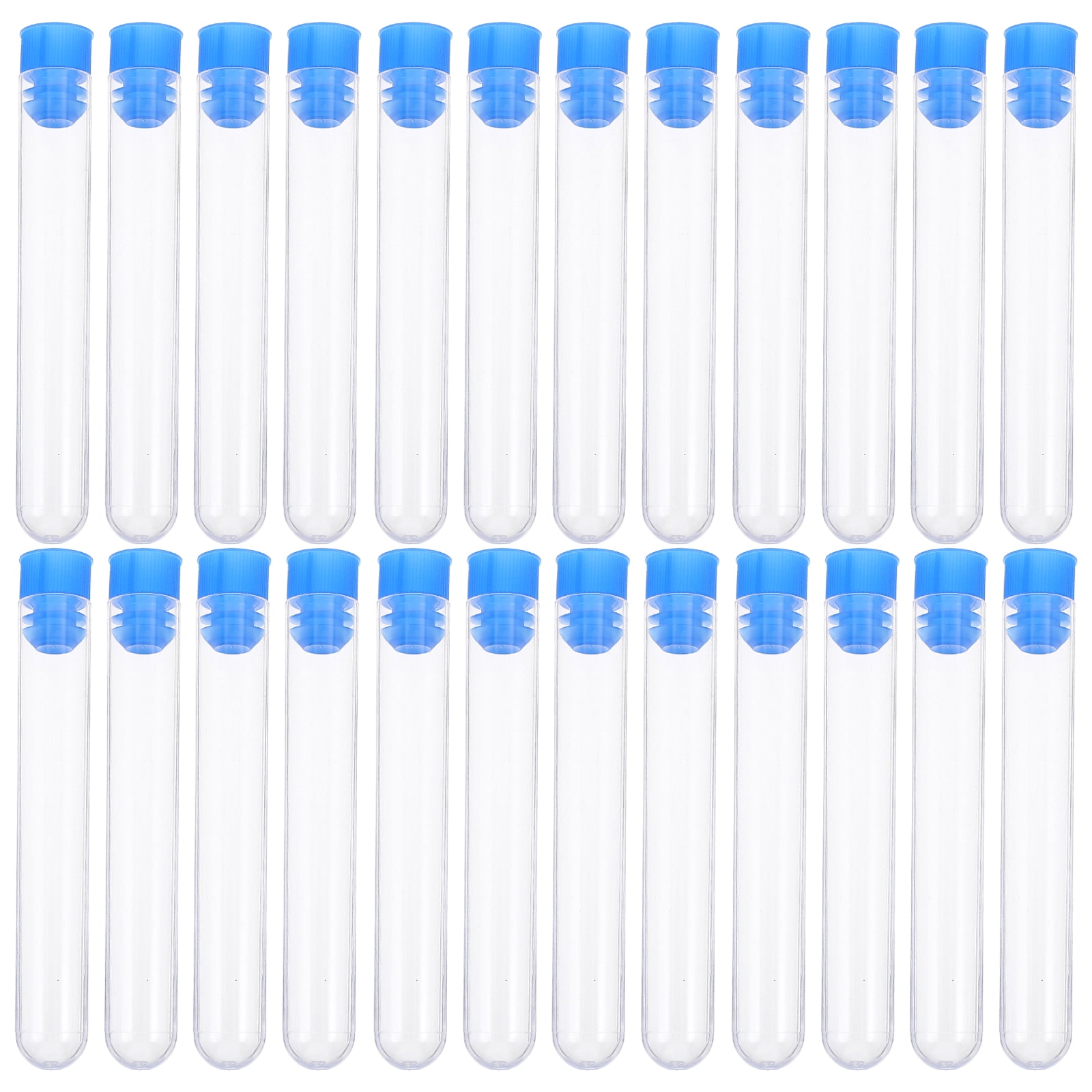 50 Pcs Test Tubes with Lids Cosmetic Containers Test Tubes with Caps ...
