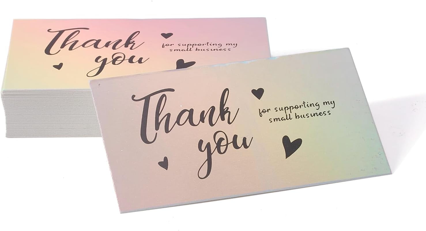 50 Pcs Thank You Card for DIY Decorations Thank You Cards for DIY ...