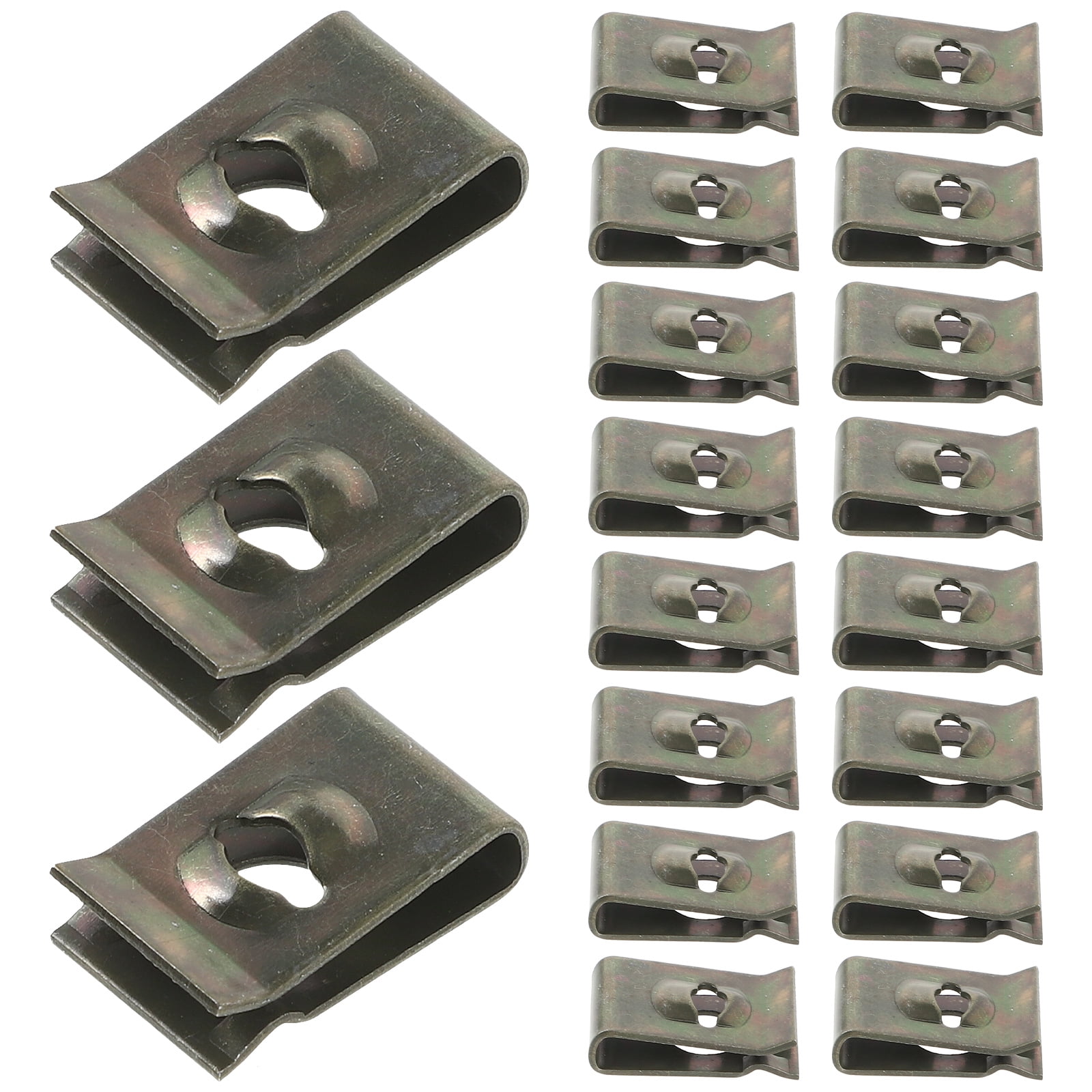 50 Pcs The Car Fasteners Bumper Retainer Clips Automotive Body Parts ...