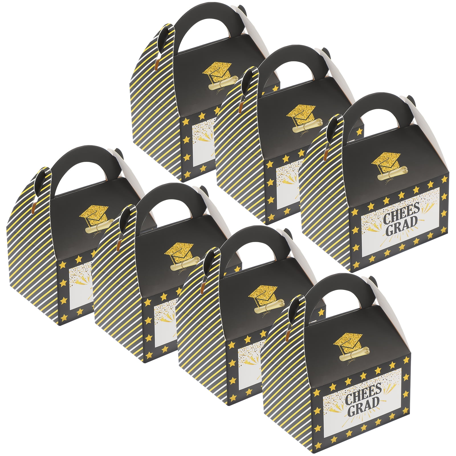 50 Pcs The Gift Chocolate Graduation Cap Treat Boxes College School ...