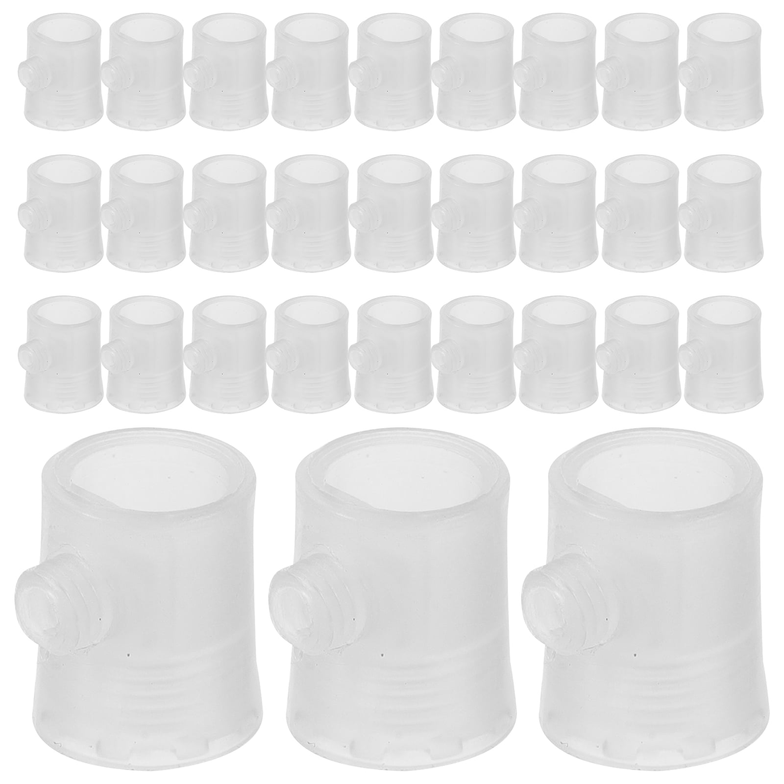 CIMAXIC 50pcs Round Cap Clear Cable Clips for Home Decoration DIY ...