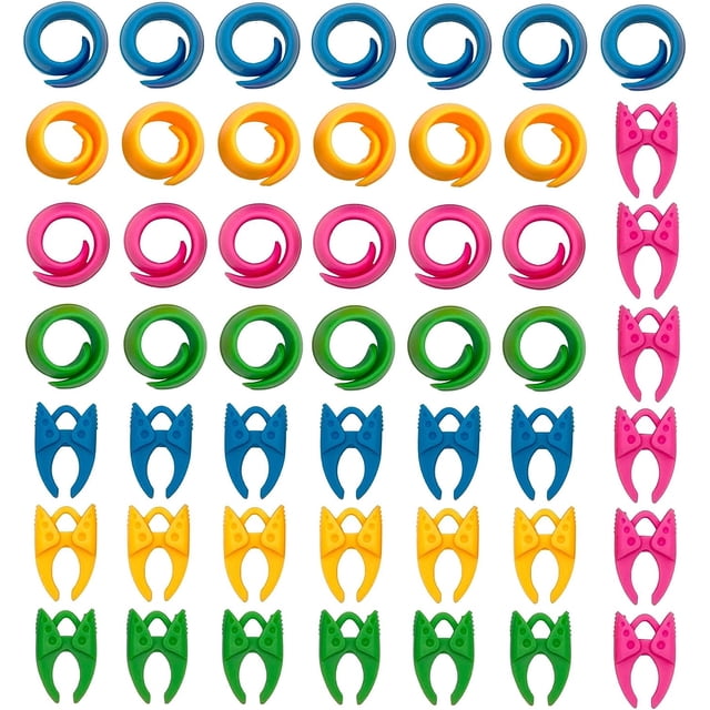 50 Pcs Thread Spool Savers Bobbin Clamps Holders Set Including 25 Pcs ...