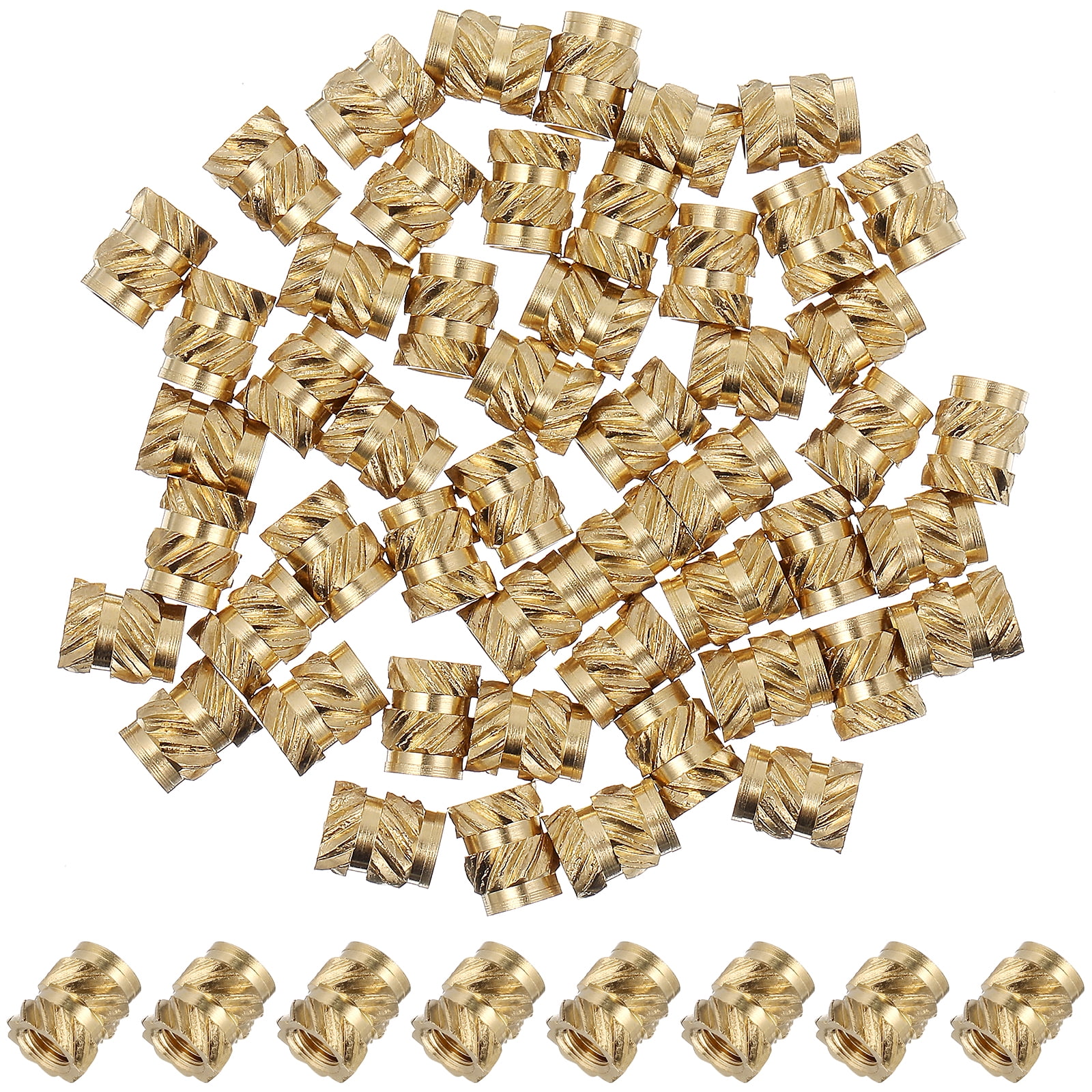 50 Pcs Threaded Inserts Nuts Assortment Tool Kit for Connecting 3D ...