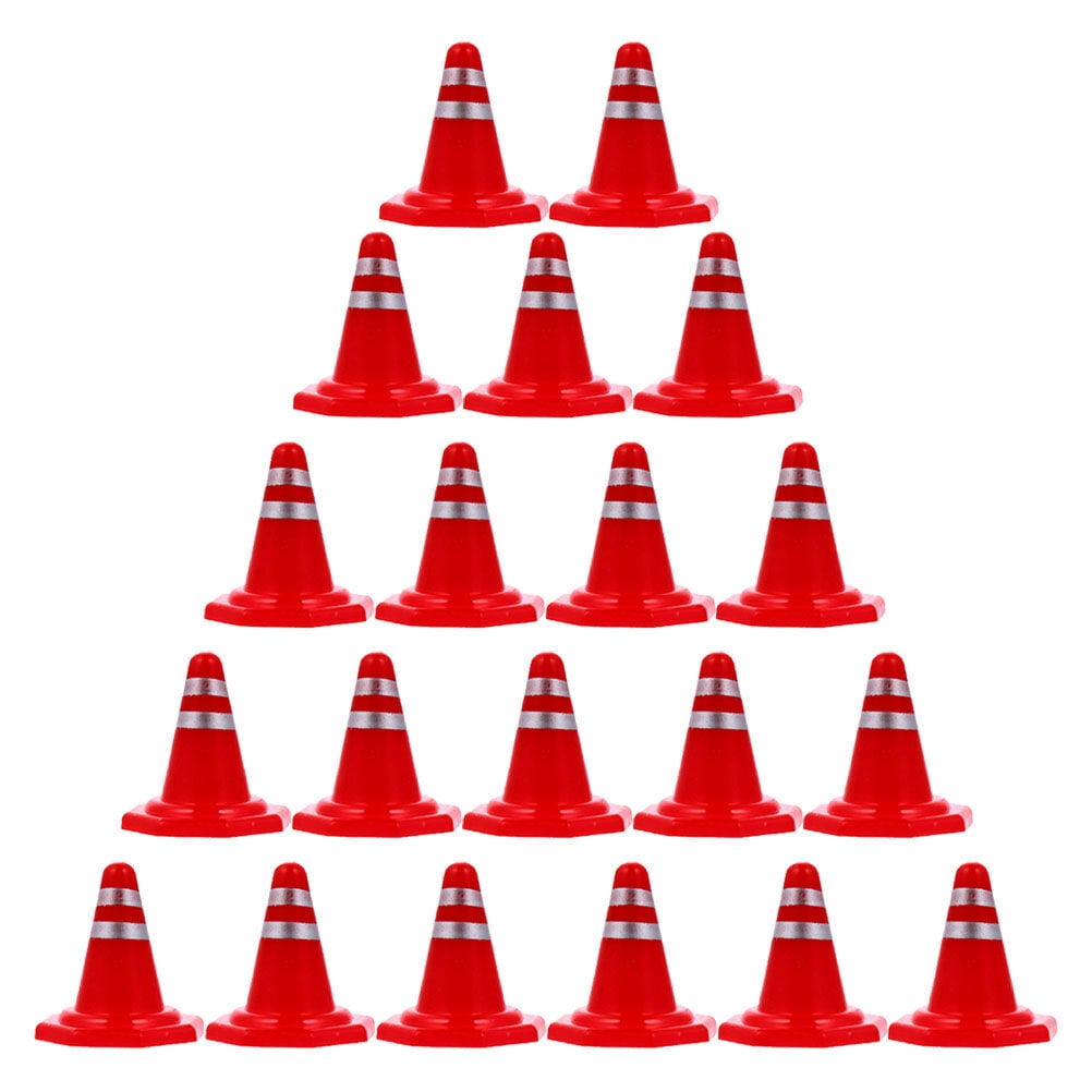 50 Pcs Traffic Marker Sandbox Barricades Road Cone Signs Child ...