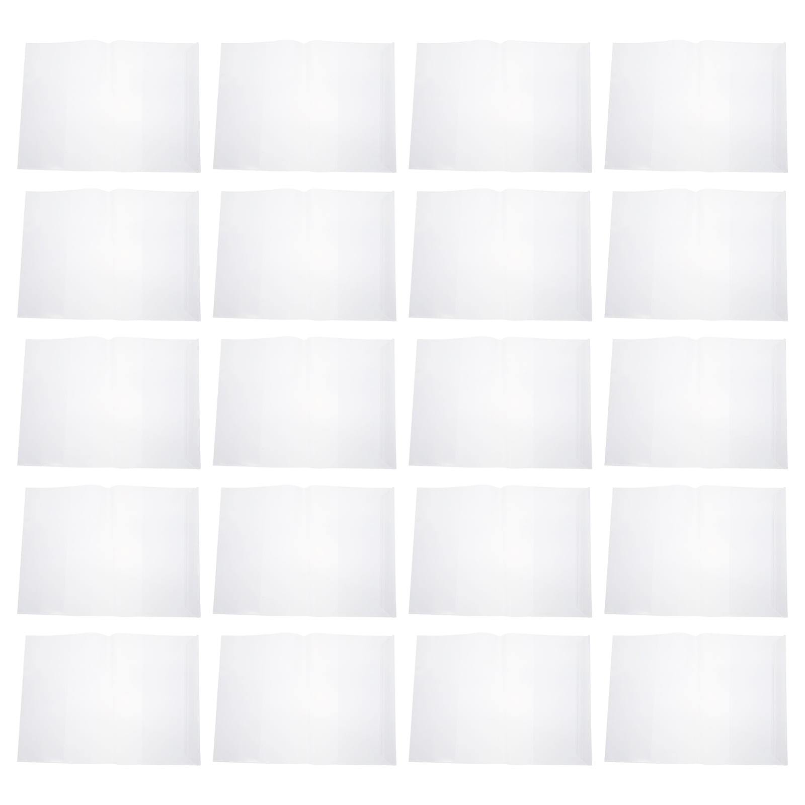 PBPBOX Book Cover Transparent PVC 50Set 13.4X8.5X0.08In - Walmart.com