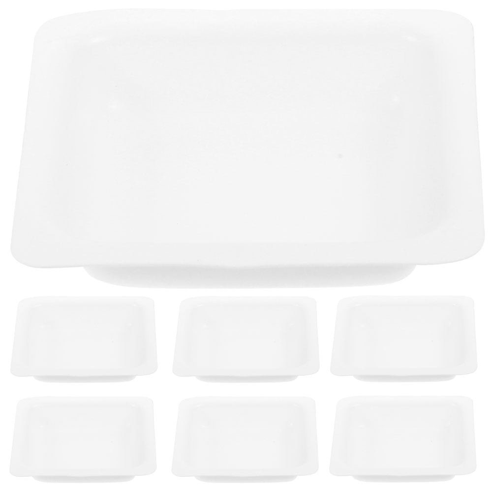 50 Pcs Transpor Weighing Vessel Measuring Boat Tray Ship Type Plastic ...