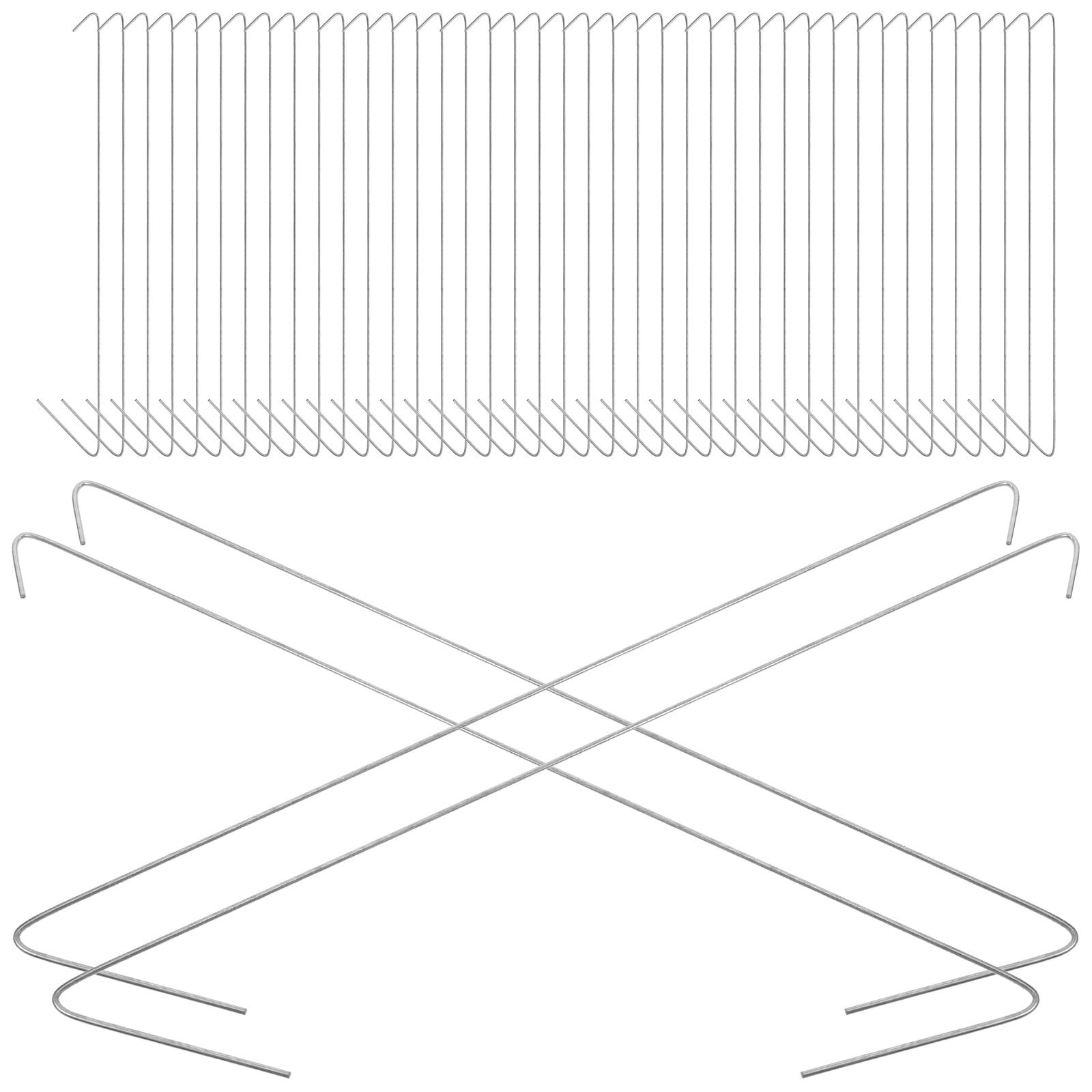 50 Pcs Tree Branch Training System Fruit Pulling Device Silver ...