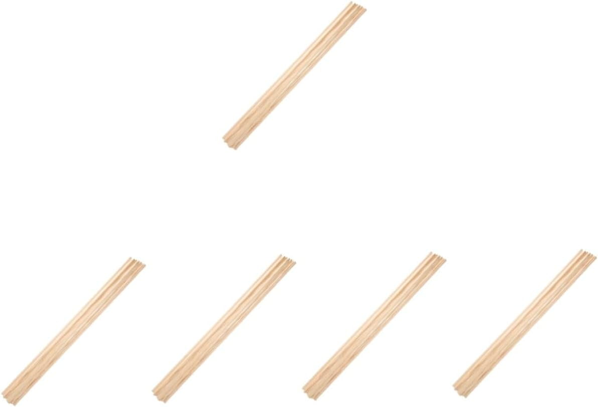 50 Pcs Triangular Wooden Strip Window Molding Sticks Wooden Dowel DIY ...