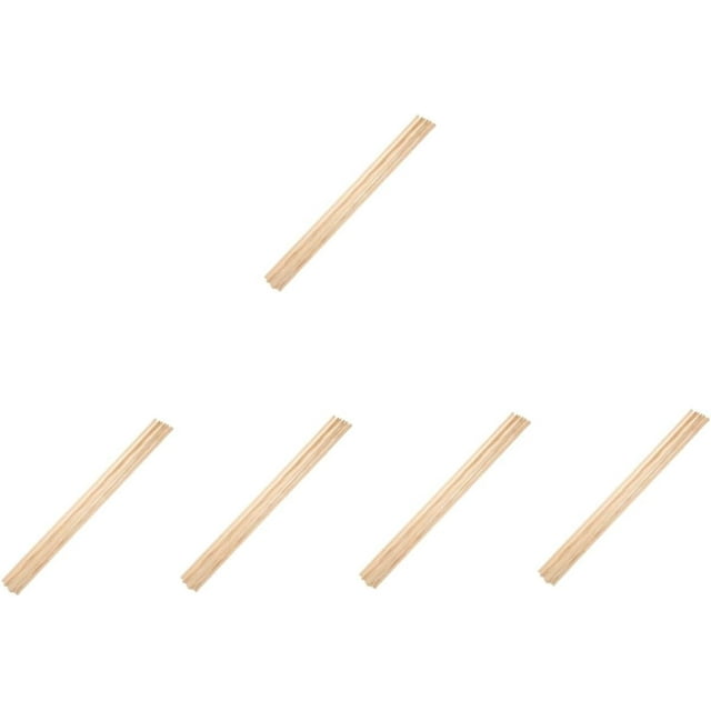 50 Pcs Triangular Wooden Strip Window Molding Sticks Wooden Dowel DIY ...