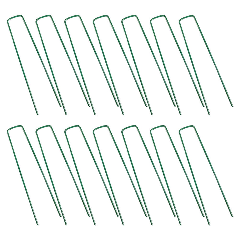 50 Pcs U-shaped Ground Nail Lawn Staple Artificial Grass Plant Garden ...