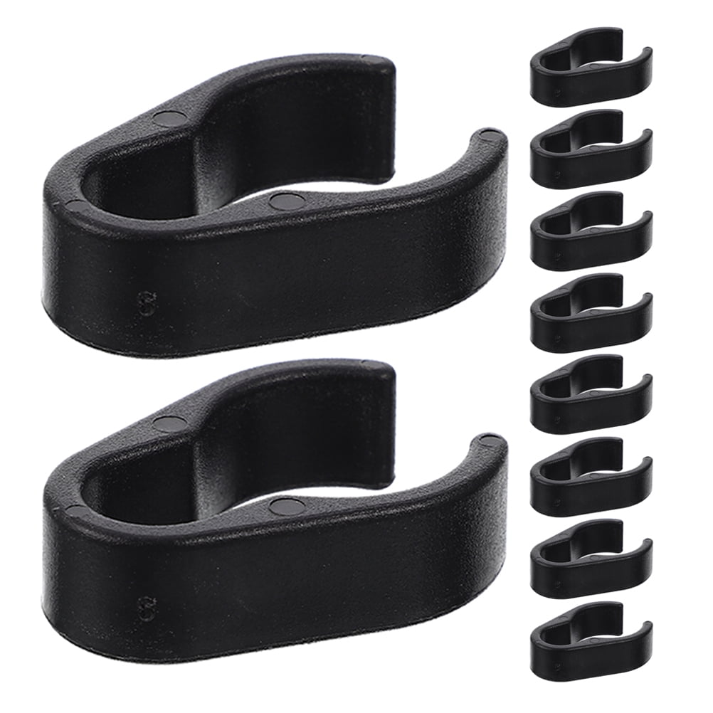 Raindrops 50 Pcs Microphone Cable Organizer Clamps for Home Use Black ...