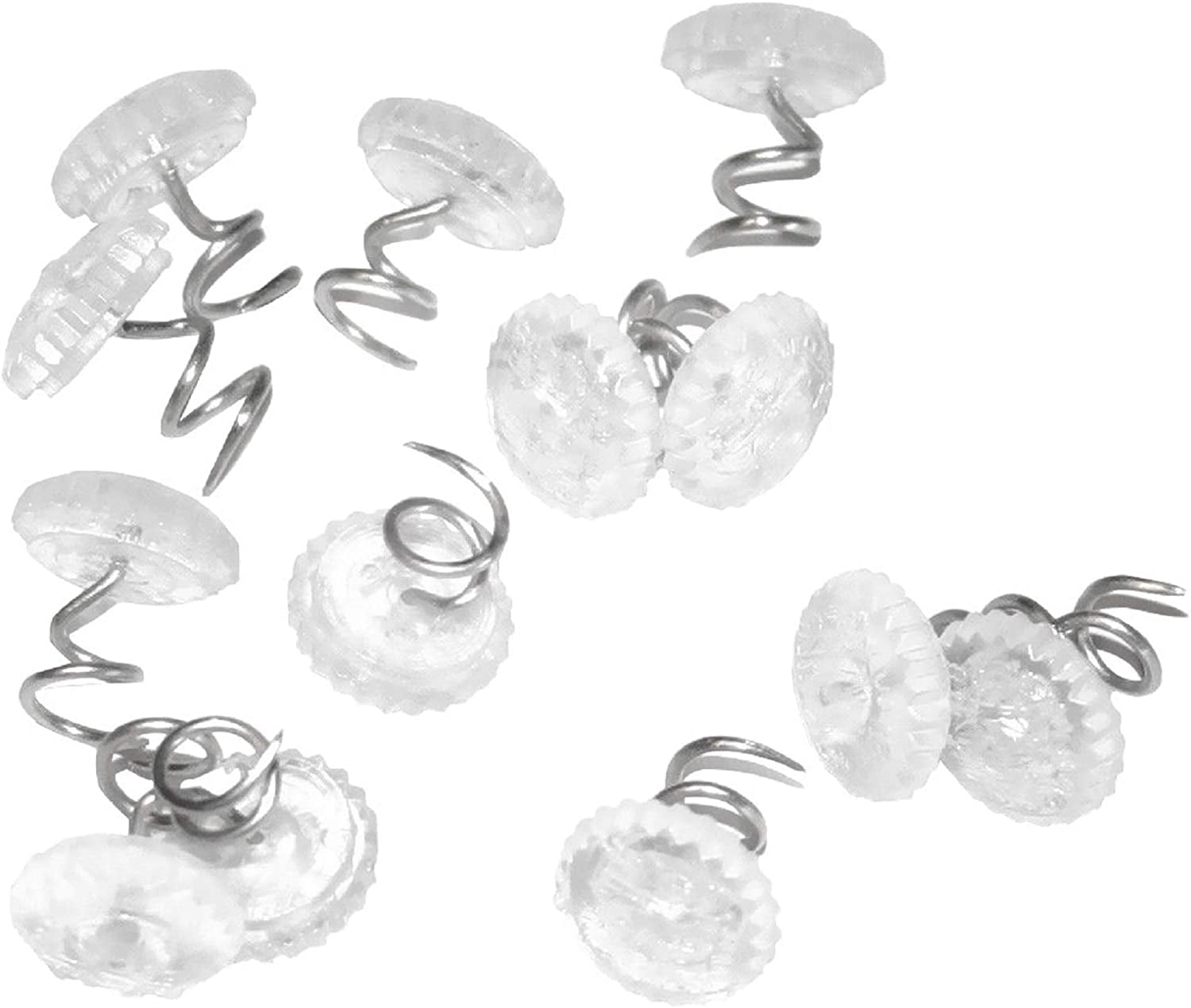 50 Pcs Upholstery Tacks Headliner Pins Clear Heads Twist Pins for ...