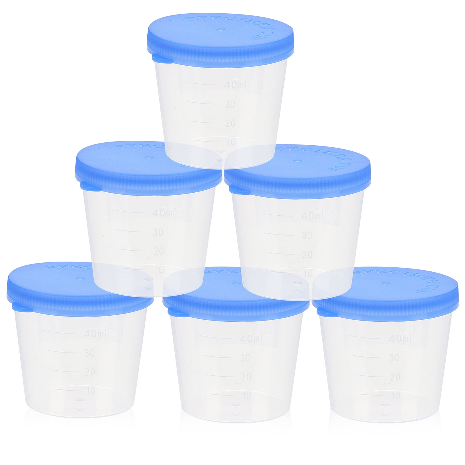Urine Collection Cups with LeakProof Lids for Laboratory Use 40ml ...