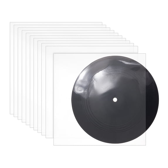 50 Pcs Vinyl Record Sleeves 4 Mil Clear Album Covers Vinyl Record ...