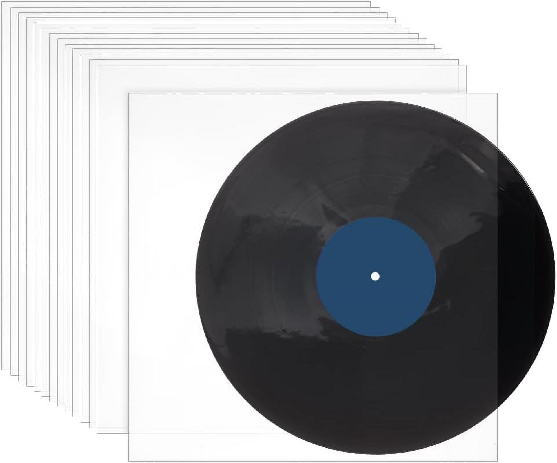50 Pcs Vinyl Record Sleeves 4 Mil Clear Album Covers Vinyl Record ...