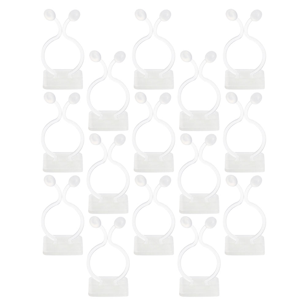 50 Pcs Wall Mount Fixture Stand Gardening Fixture Tool Plant White ...