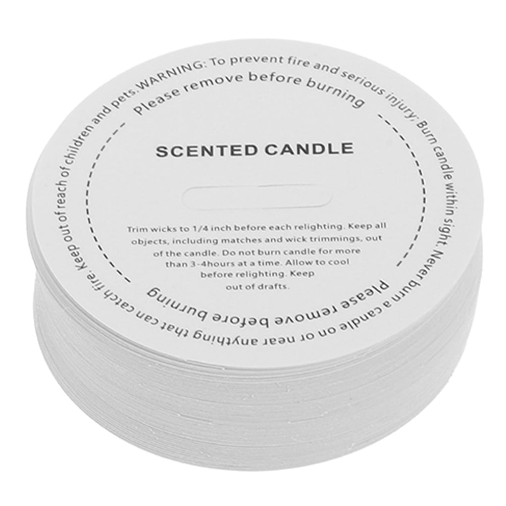 50 Pcs Round Dustproof Covers For Wax Candles Handmade Protective Paper ...