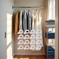 50 Pcs White Plastic Windproof Hanger Hooks Clothes Hanger Buckle Clip ...