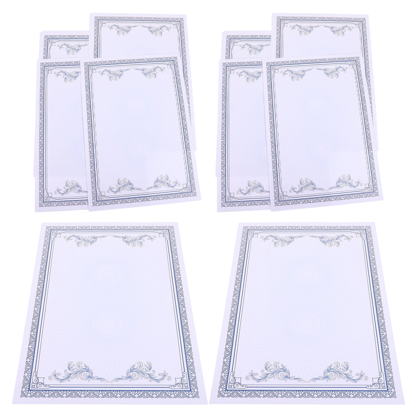 50 Pcs Whiteboard Tags Award Paper Honor Certificate Inner Page Student ...