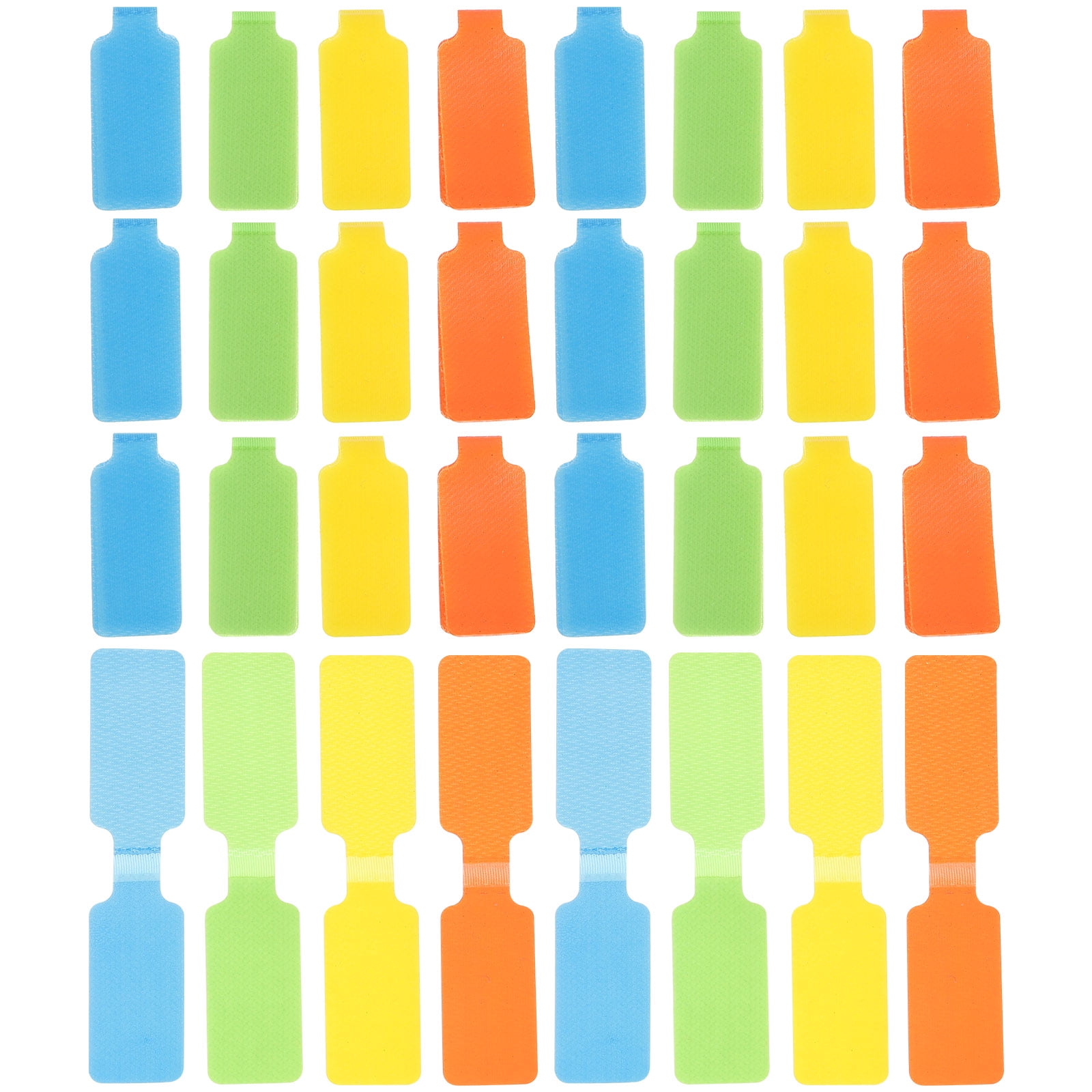 BRIGHTFUFU cable ties label Cable Label Nylon Assorted Color Cables ...