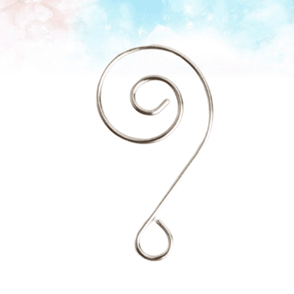 50 Pcs Wreath Hanger Hooks for Christmas Tree Steel S-shaped Hangers ...